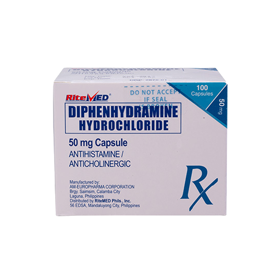 RM DIPHENHYDRAMINE 50MG CAP – RiteMED eHealth